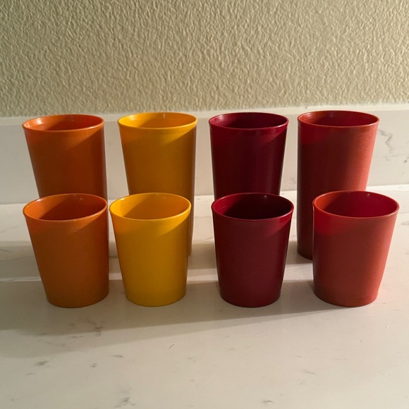 Tupperware | Dining | Vintage Tupperware Tumblers Set Of 8 | Poshmark